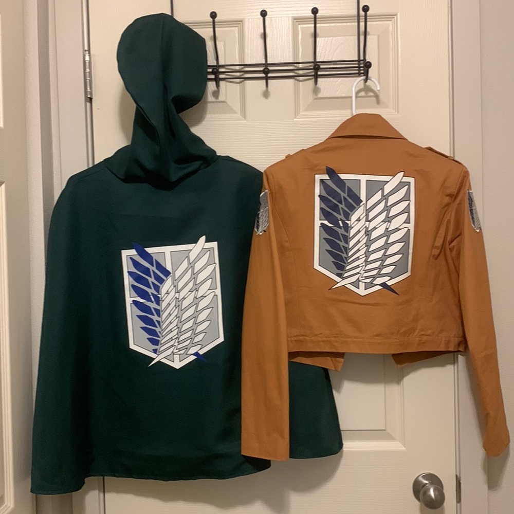 Attack On Titan Scout Regiment Cosplay Jacket And Cape - Gem